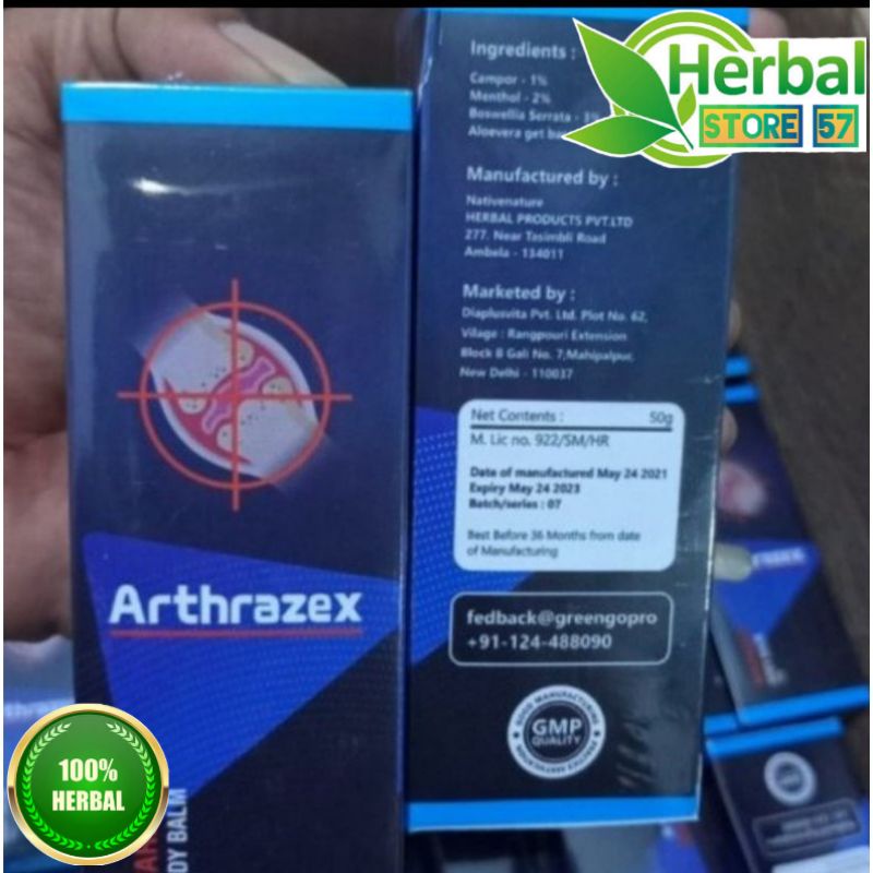 Jual Arthrazex 100% Original Cream Nyeri Sendi Otot dan Tulang ...
