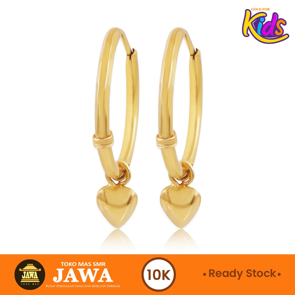 Jual Anting Emas Jepsi Love Kadar 10 Karat Toko Mas Jawa | Shopee Indonesia