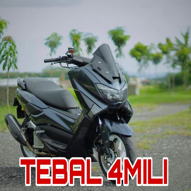 Jual WINDSHIELD NMAX OLD TYPE TDR V2 SIRIP HIU, VISOR NMAX, TEBAL 4ML ...