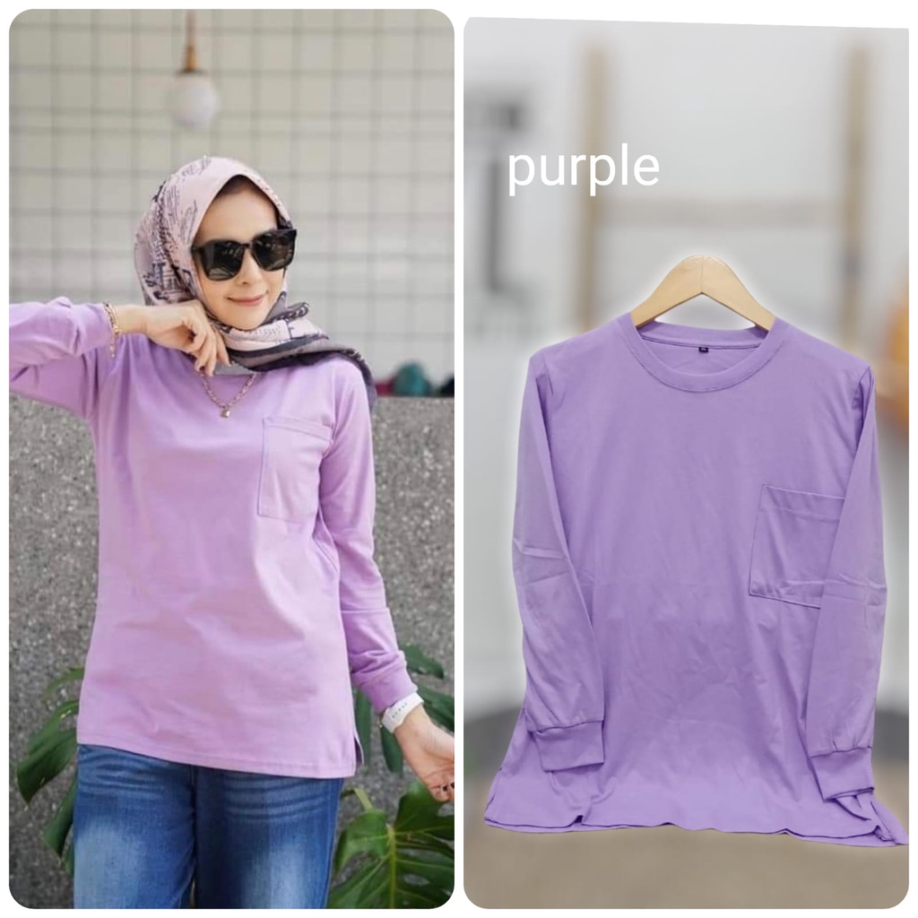 Jual PROMO BISA COD KAOS POLOS WANITA LENGAN PANJANG / KAOS POLOS ... Jual PROMO BISA COD KAOS POLOS WANITA LENGAN PANJANG / KAOS POLOS ...