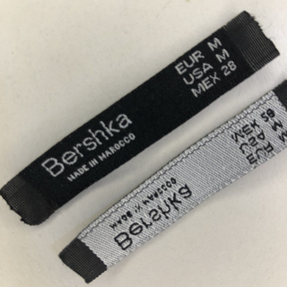 Jual BERSHKA WASHING TAG HANGTAG SUPER PREMIUM CO 1X DI KIRIM 600PCS ...