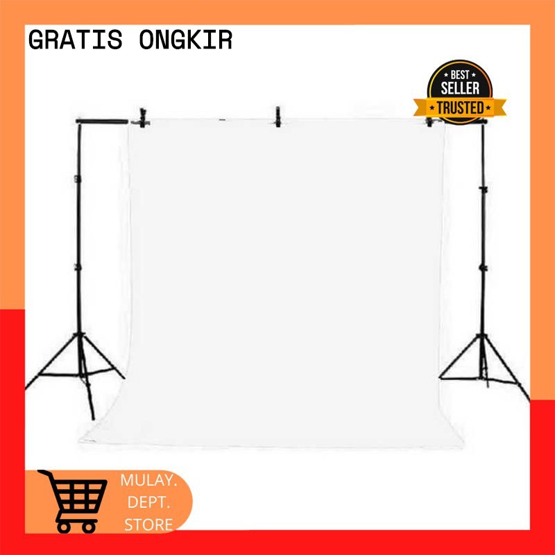 Jual TIANG BACKDROP 2 M / BACKGROUND STAND UNTUK PERLENGKAPAN FOTO ...