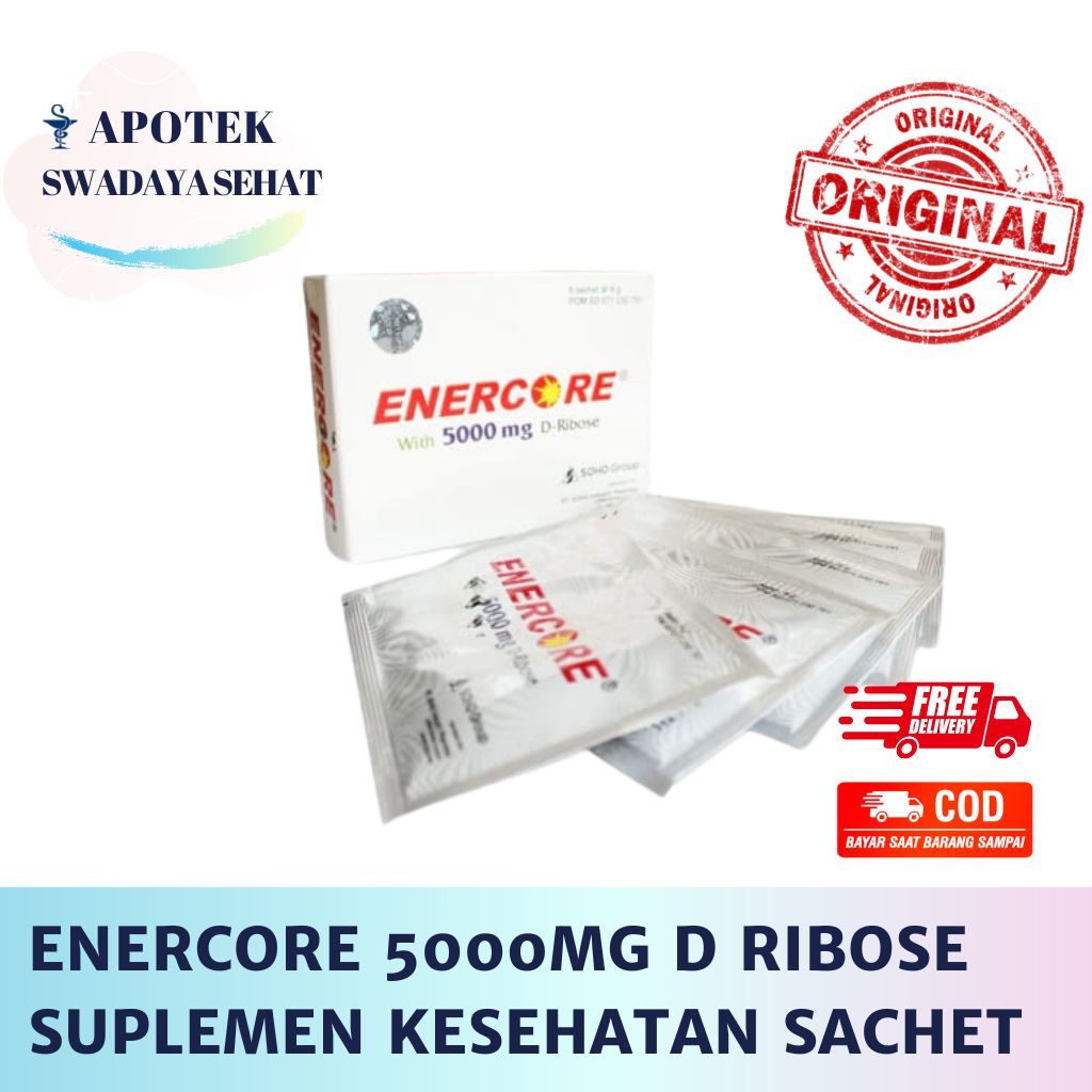 Jual ENERCORE 5000 MG D- Ribose BOX Sachet Granul - Suplemen Kesehatan ...
