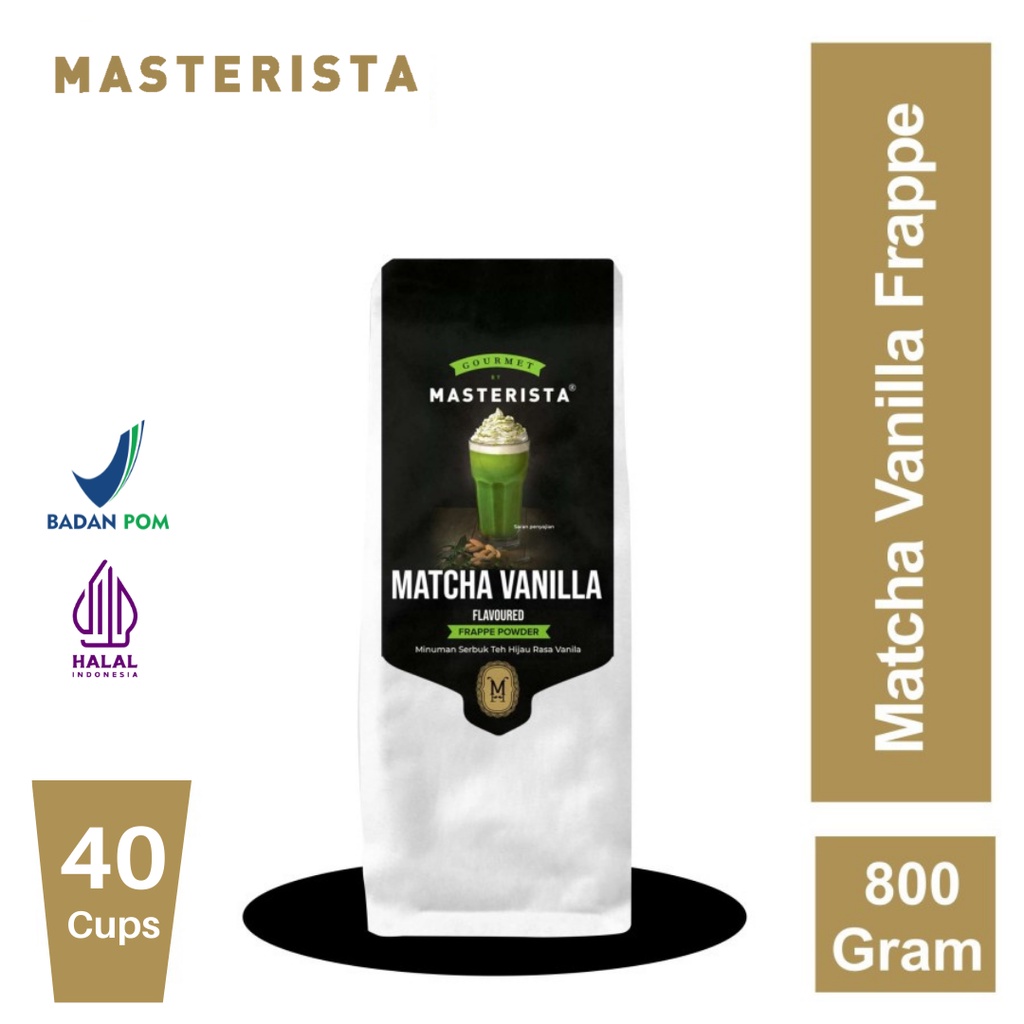 Jual Bubuk Minuman Masterista Matcha Vanilla 800gr / Bubuk Minuman Rasa ...