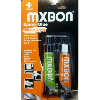 Jual MxBon Multi Purpose Epoxy Glue 30ml Lem Super Kuat keramik kaca ...