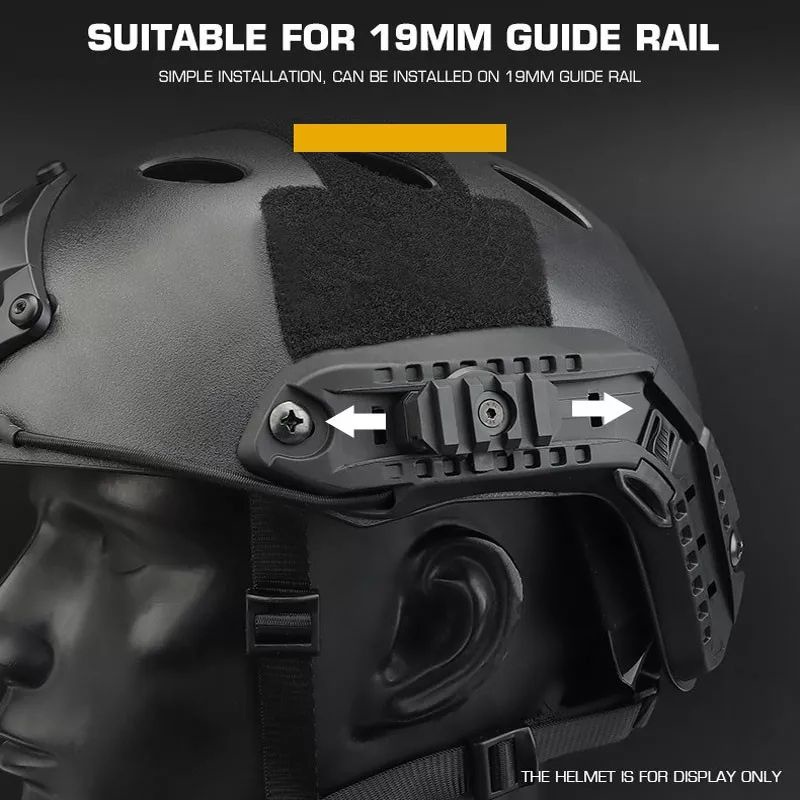 Jual Rail dudukan senter helem tactical / Rail helm tactical dudukan ...
