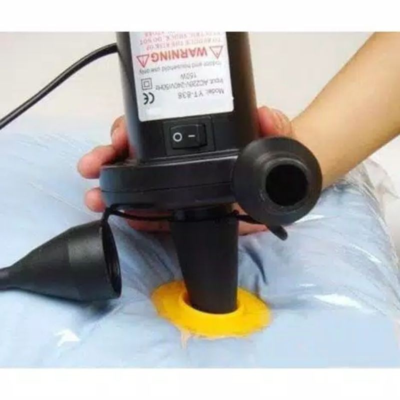 Jual pompa angin elektrik 2 IN 1 Ac air pump Vacuum and blow | Shopee Indonesia