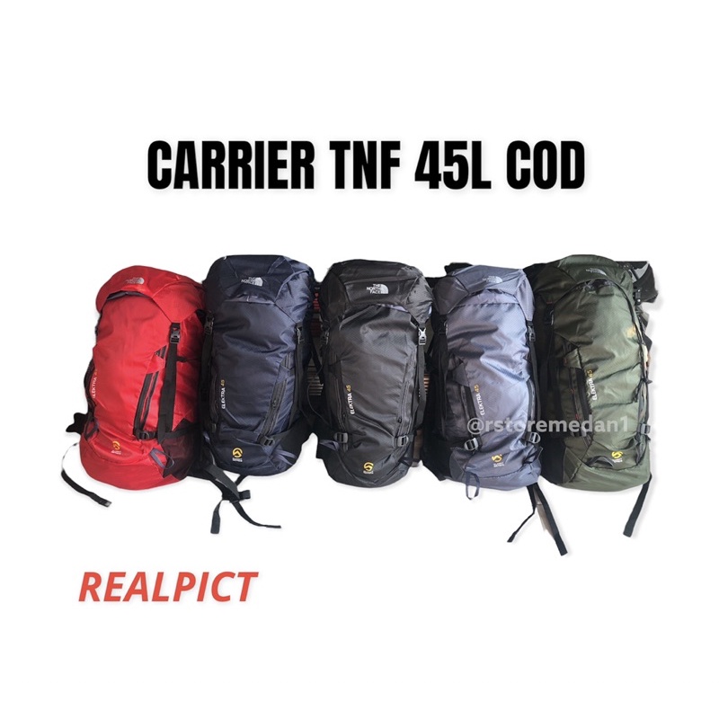 Jual TERMURAH CARRIER TNF 45L/ Tas Gunung The North Face 45L Elektra ...