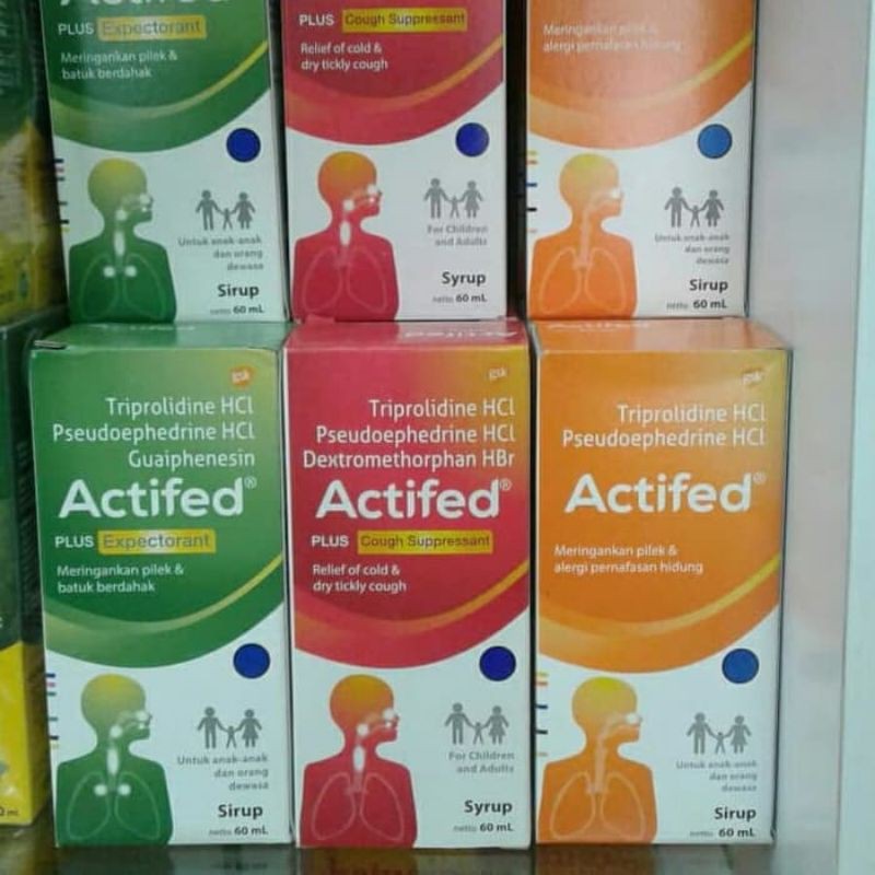 Jual Actifed Sirup 60 ml | Shopee Indonesia