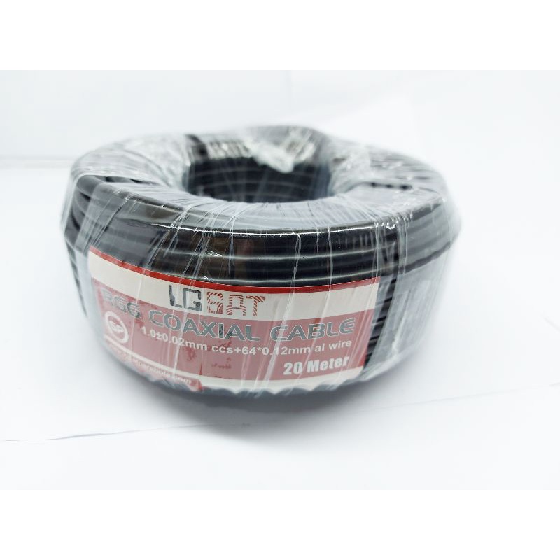 Jual Kabel Parabola Rg6 20M Lgsat | Shopee Indonesia
