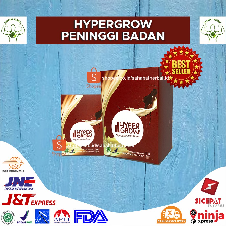 Jual Hypergrow Original Susu Peninggi Badan (Toples Kosong) | Shopee ...