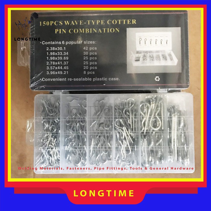 Jual R Pin set Snap Pin Assortment kit safety Pin Cotter Pin ...