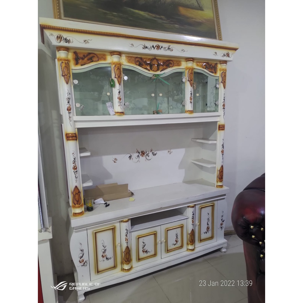 Jual LEMARI HIAS / LEMARI TV / BUPET TV 4 PINTU MINIMALIS | UKURAN 4 ...