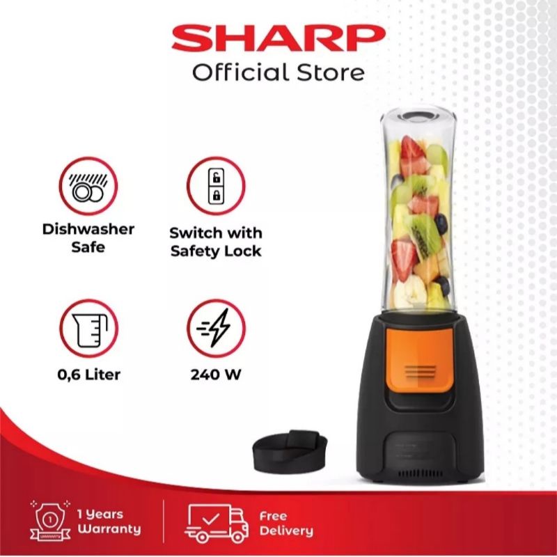 Jual SHARP Personal Blender - Hitam EM-P01-BK 0.6L | Shopee Indonesia
