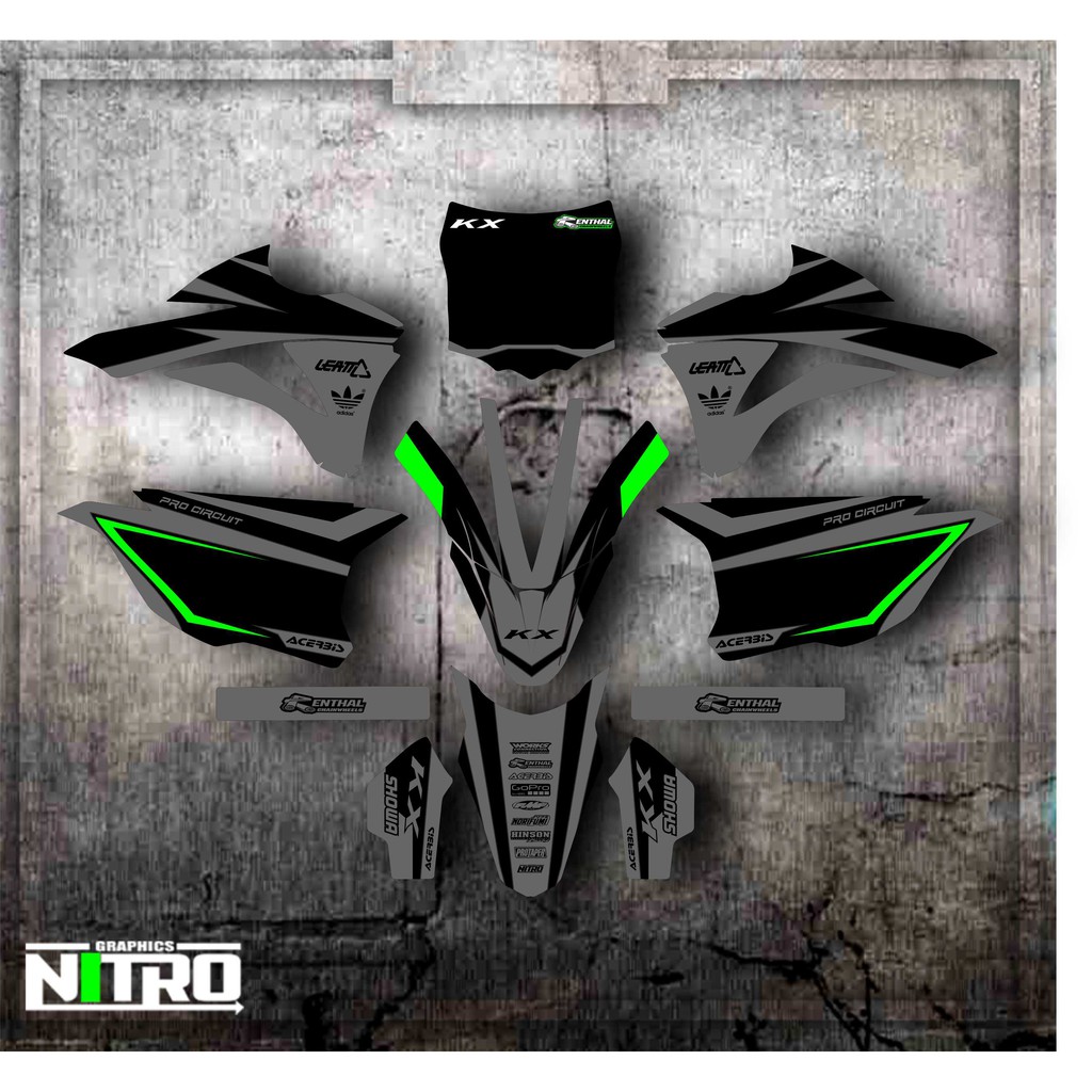 Jual STIKER STICKER DECAL KX 85 BISA JUGA UNTUK CRF KLX KTM YZ WR ...