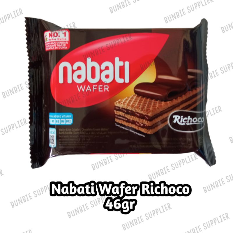 Jual Wafer Nabati Richoco / Keju 46gr Wafer Krim Coklat / Keju / Wafer Ubi Ungu Korea (5pcs ...