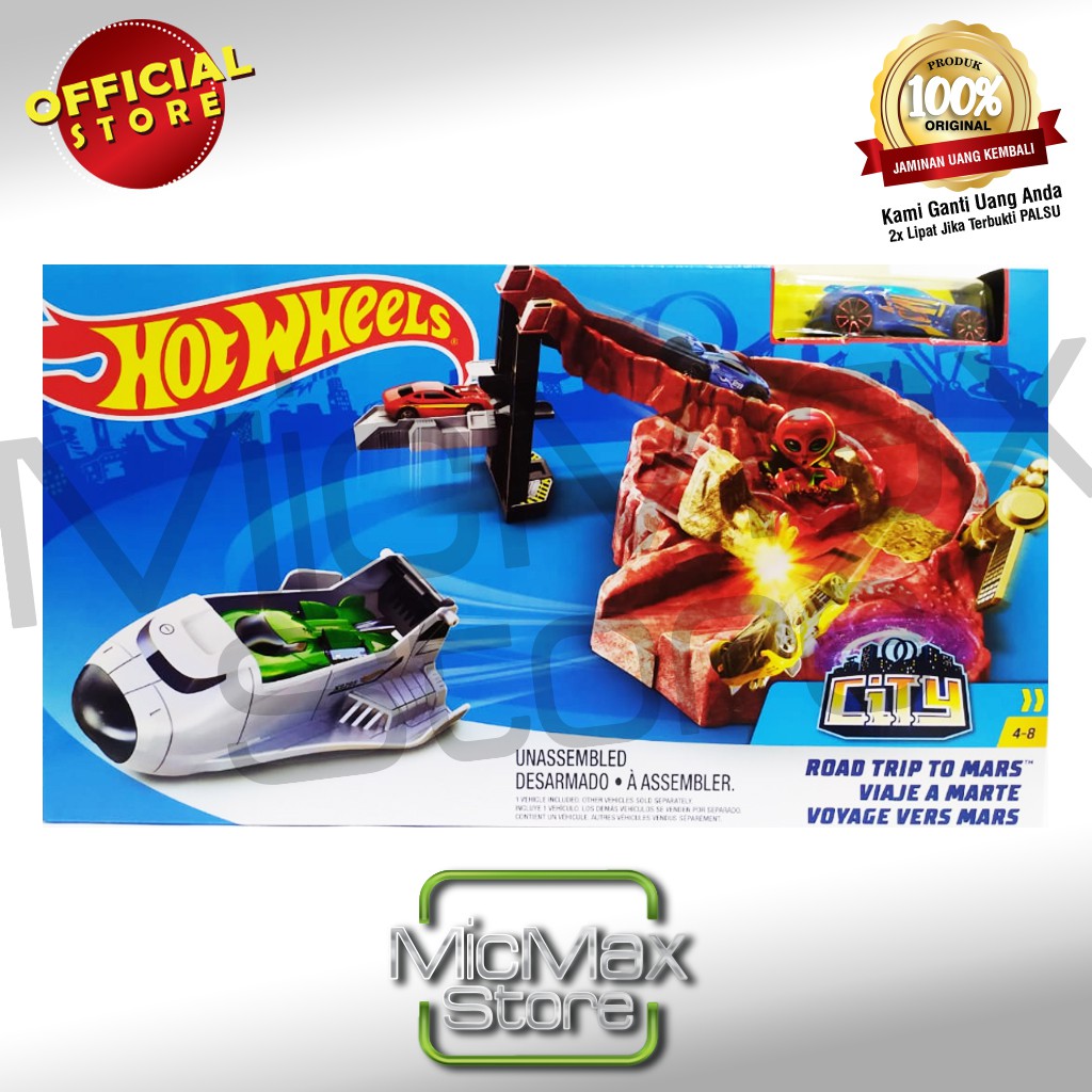 Jual Hot Wheels HotWheels City Road Trip To Mars Set | Shopee Indonesia
