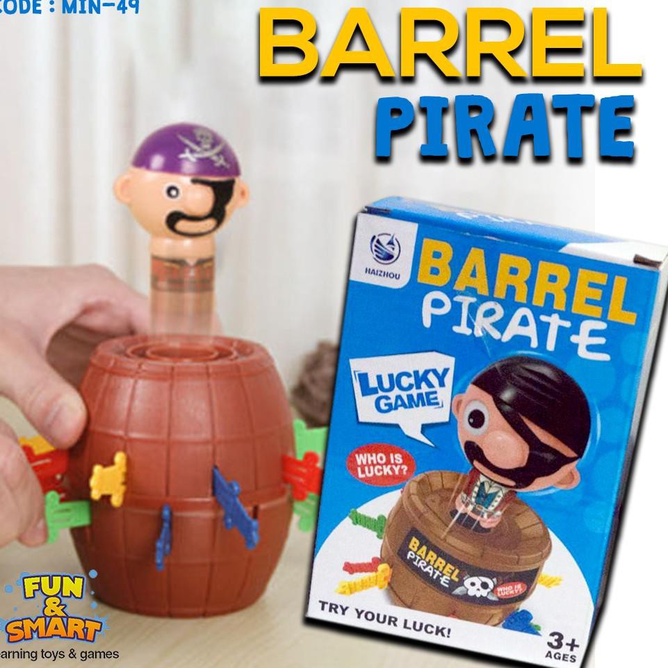 Jual If9CodeCrazy Pirate Roulette Game - Pop Up Pirate - Lucky Barrel ...