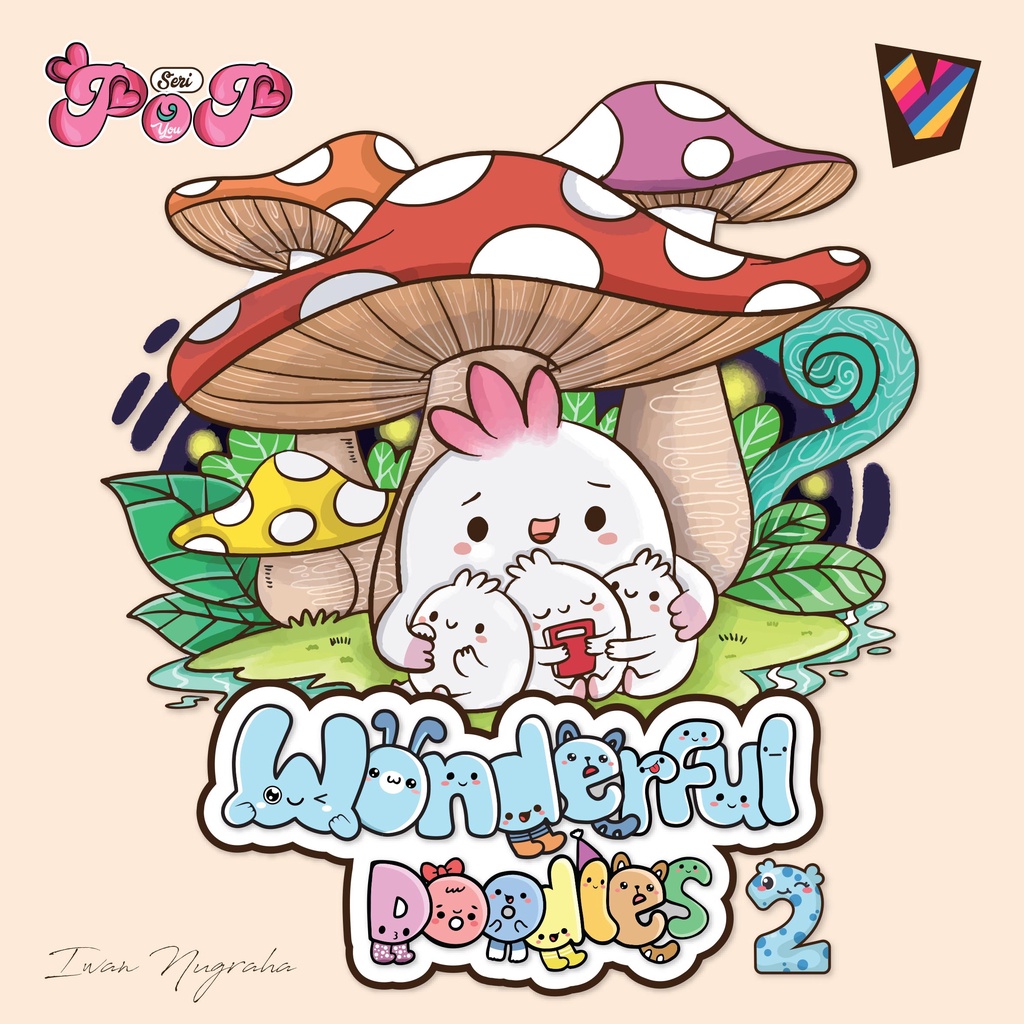 Jual Kubus Media - Wonderful Doodles 2 - Seri Pop You - Buku Mewarnai ...