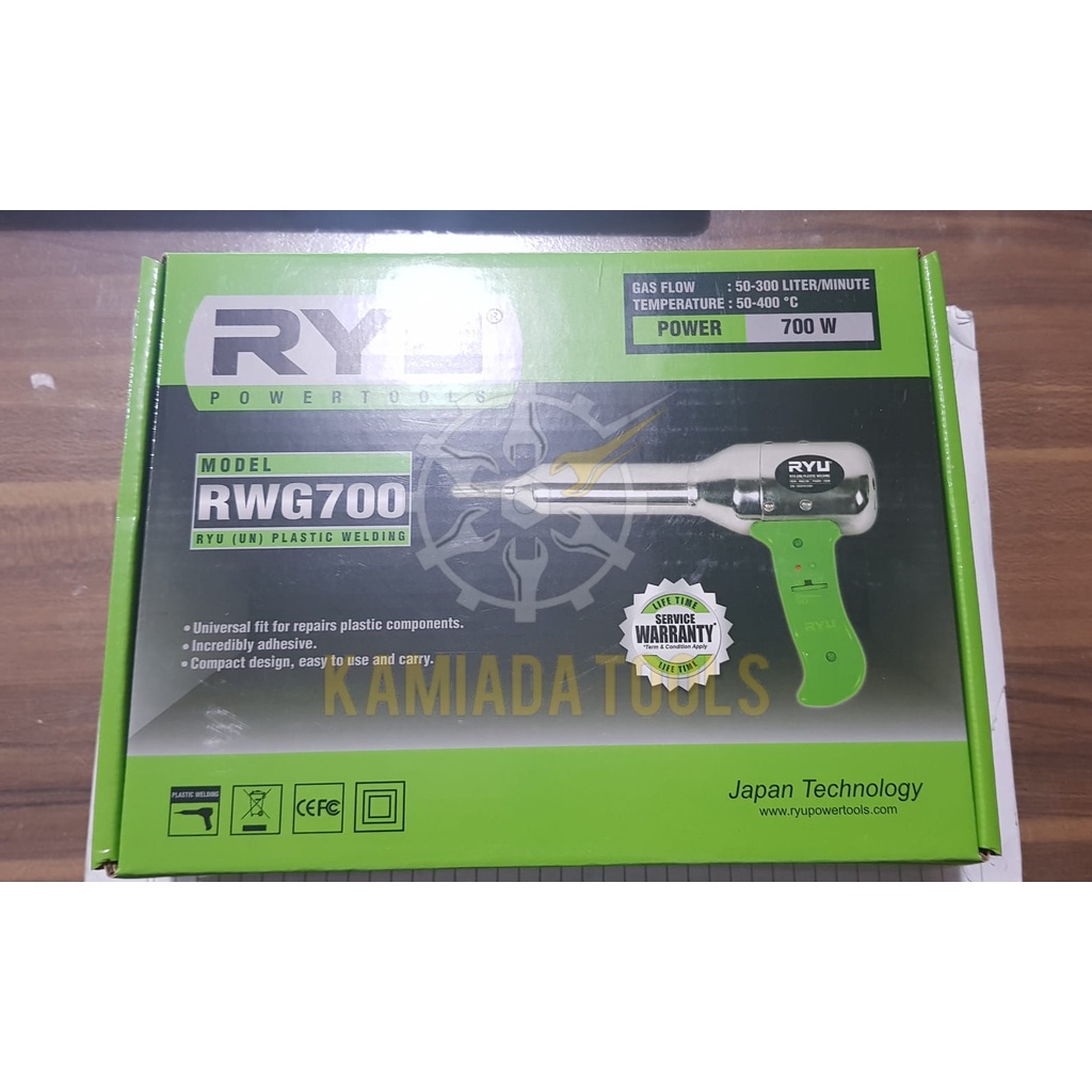 Jual MESIN LAS PLASTIK/ HEAD AIRGUN RYU PLASTIC WELDING RWG700 RYU ...