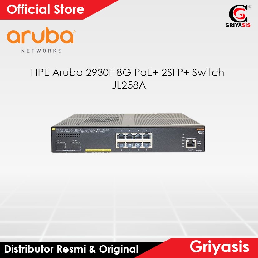 Jual Switch HPE Aruba 2930F 8G PoE+ 2SFP+ JL258A | Shopee Indonesia