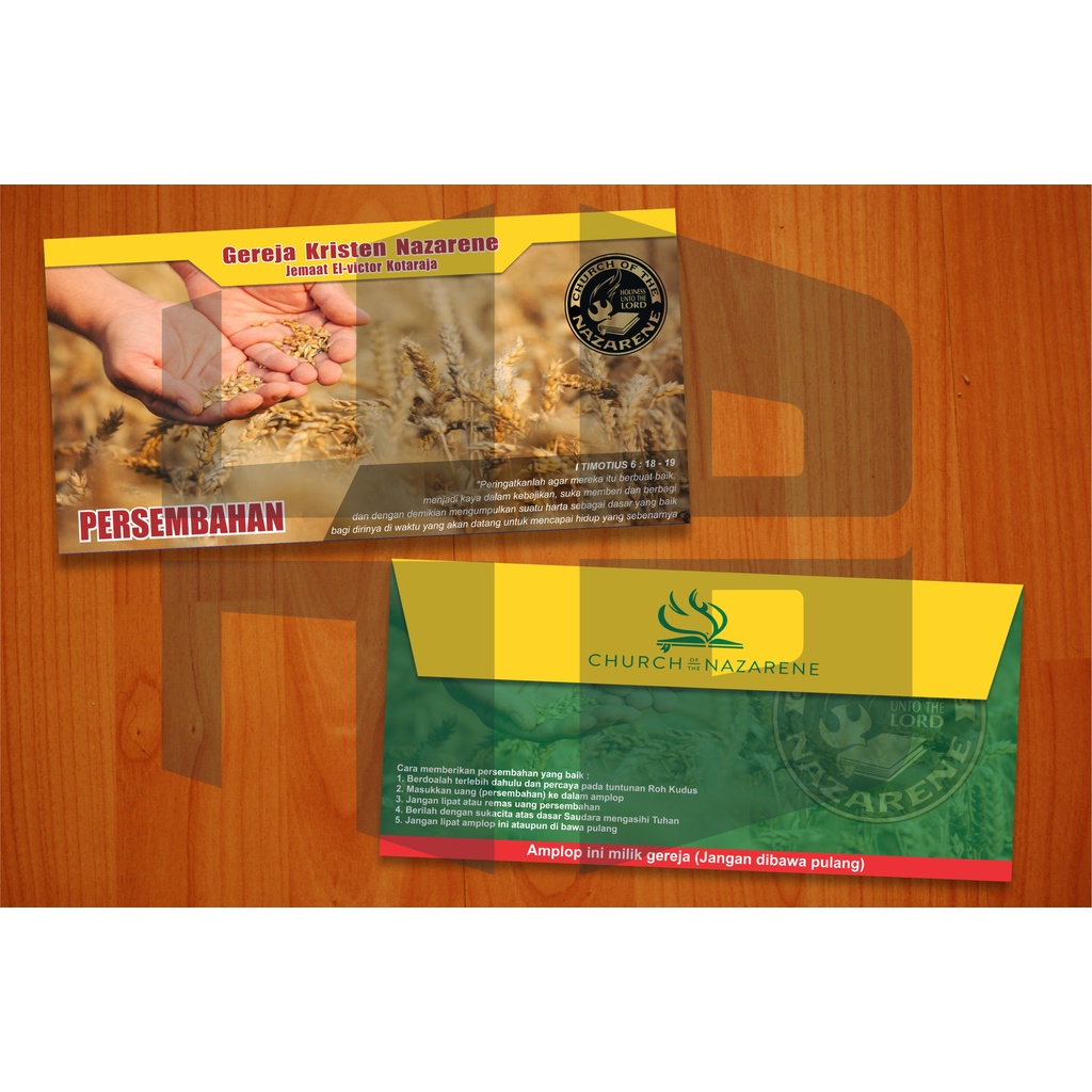 Jual Amplop Persembahan, Perpuluhan, Misi dan Pembangunan Gereja ...