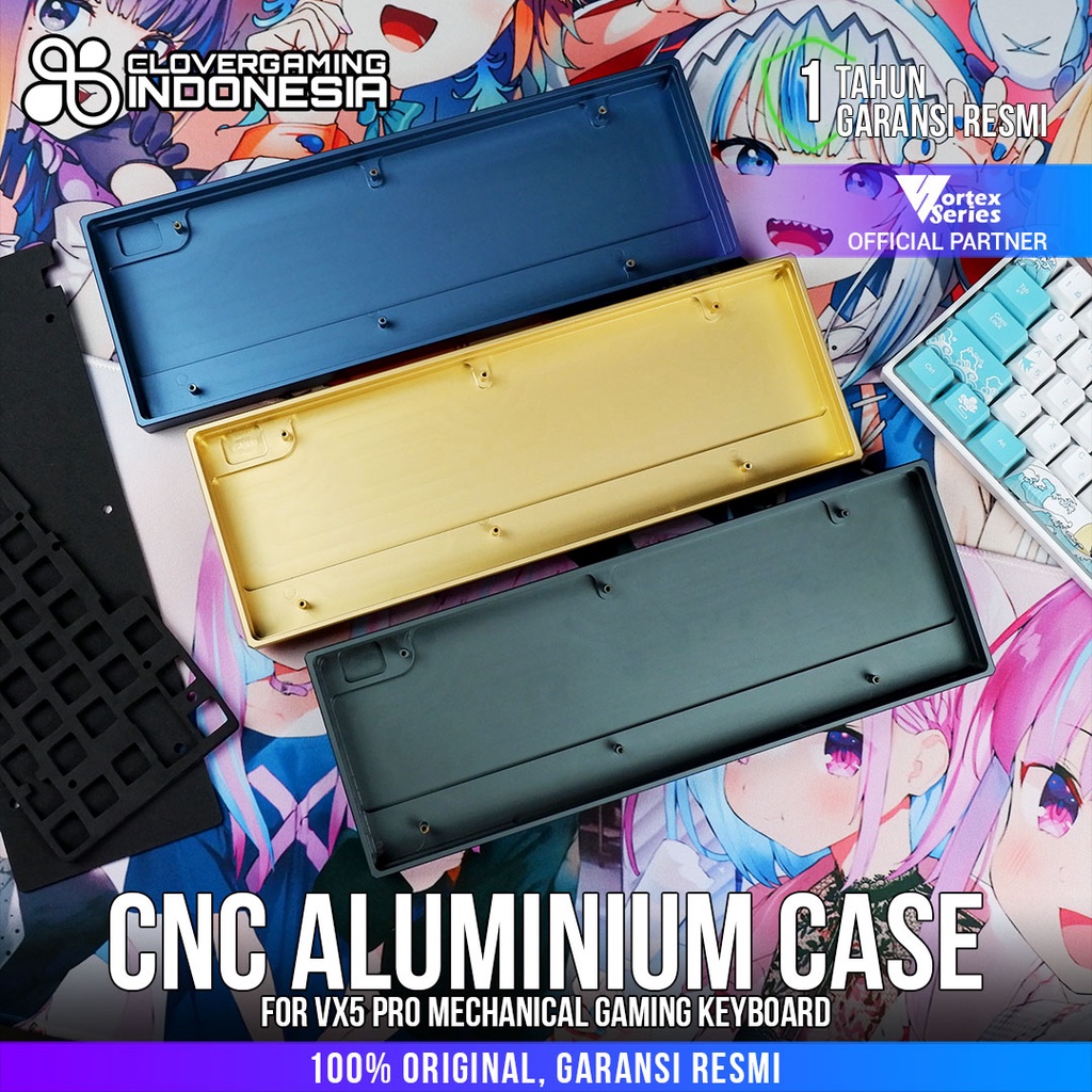 Jual VortexSeries CNC Aluminium Case for VX5 Pro Mechanical Gaming ...