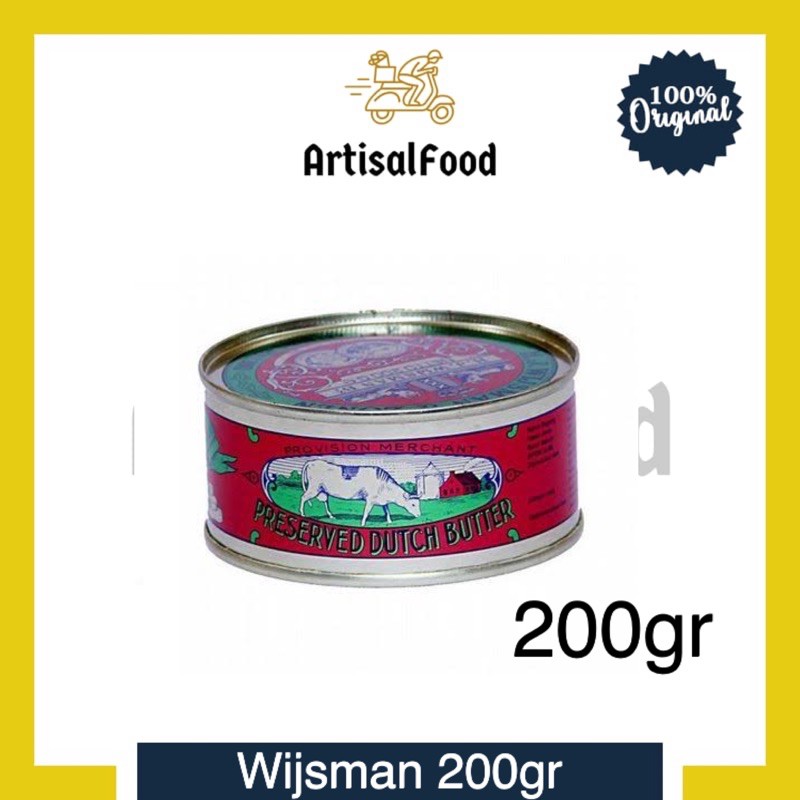 Jual KALENG WIJSMAN BUTTER 200 GR Mentega wisman wisjman | Shopee Indonesia