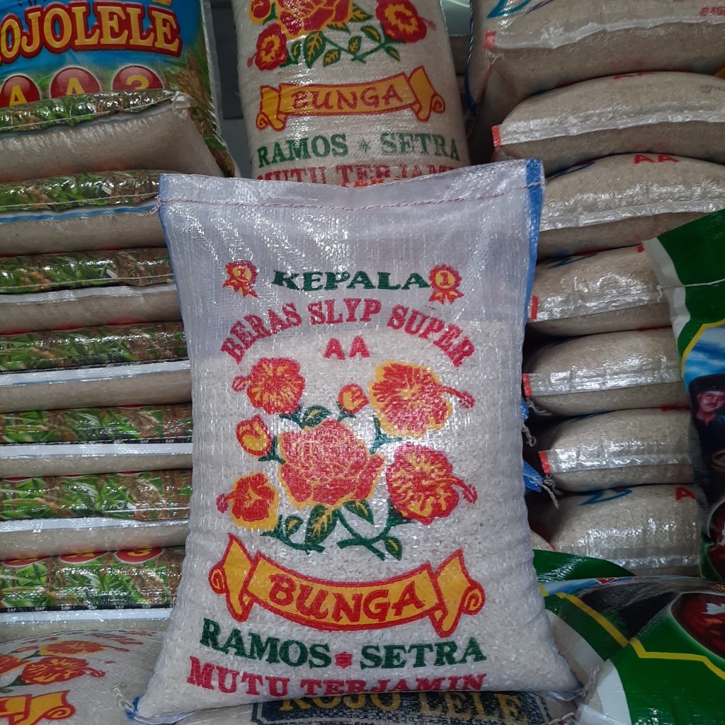 Jual Beras Bunga Slyp Super 5 Kg Mutu Terjamin Setra Ramos Kepala Beras ...