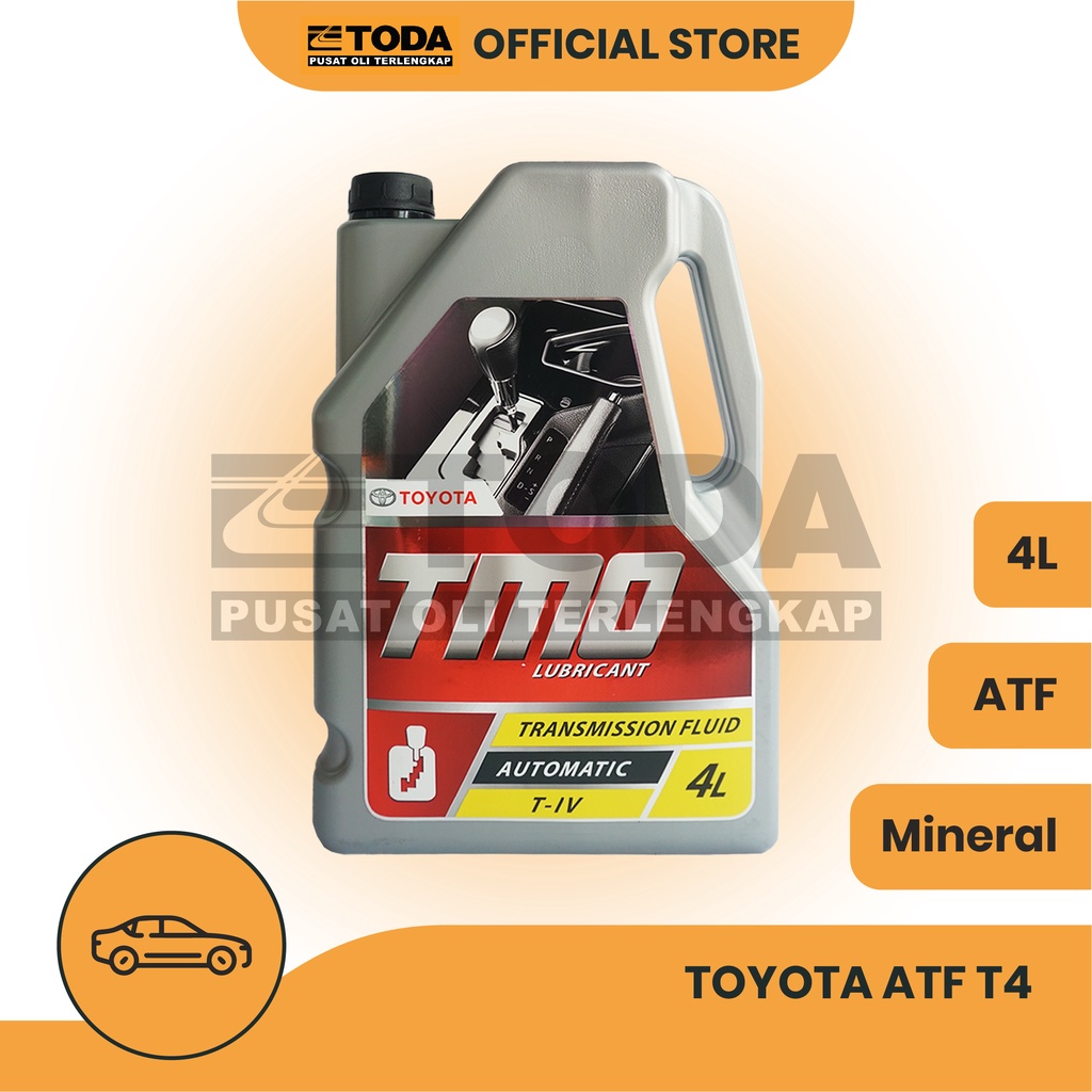 Jual Oli Transmisi Matic TMO ATF T4 Original - TOYOTA ATF T4 4LT - Oli ...