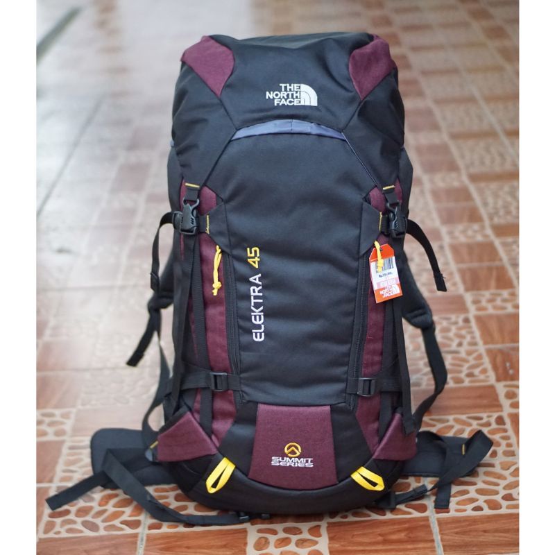 Jual Tas Carrier Ransel Gunung TNF Elektra 45 Liter / Tas Mendaki Gunung Hiking Adventure ...