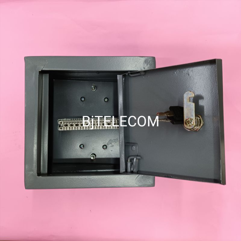 Jual Box mdf telepon 10 pair lengkap terminal LSA dan frame/ box ...