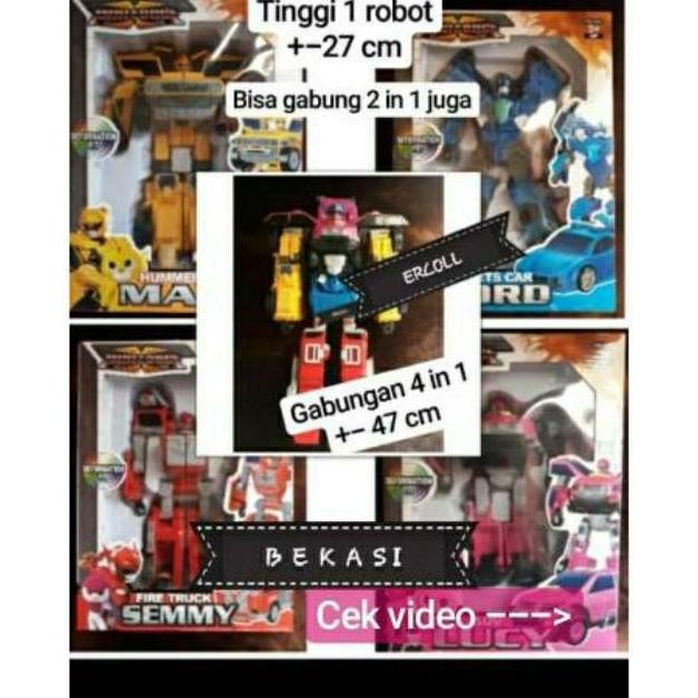 Jual New !! Bayar di tempat ERCOLL Mainan ROBOT MINI FORCE -;SALEBIG ...