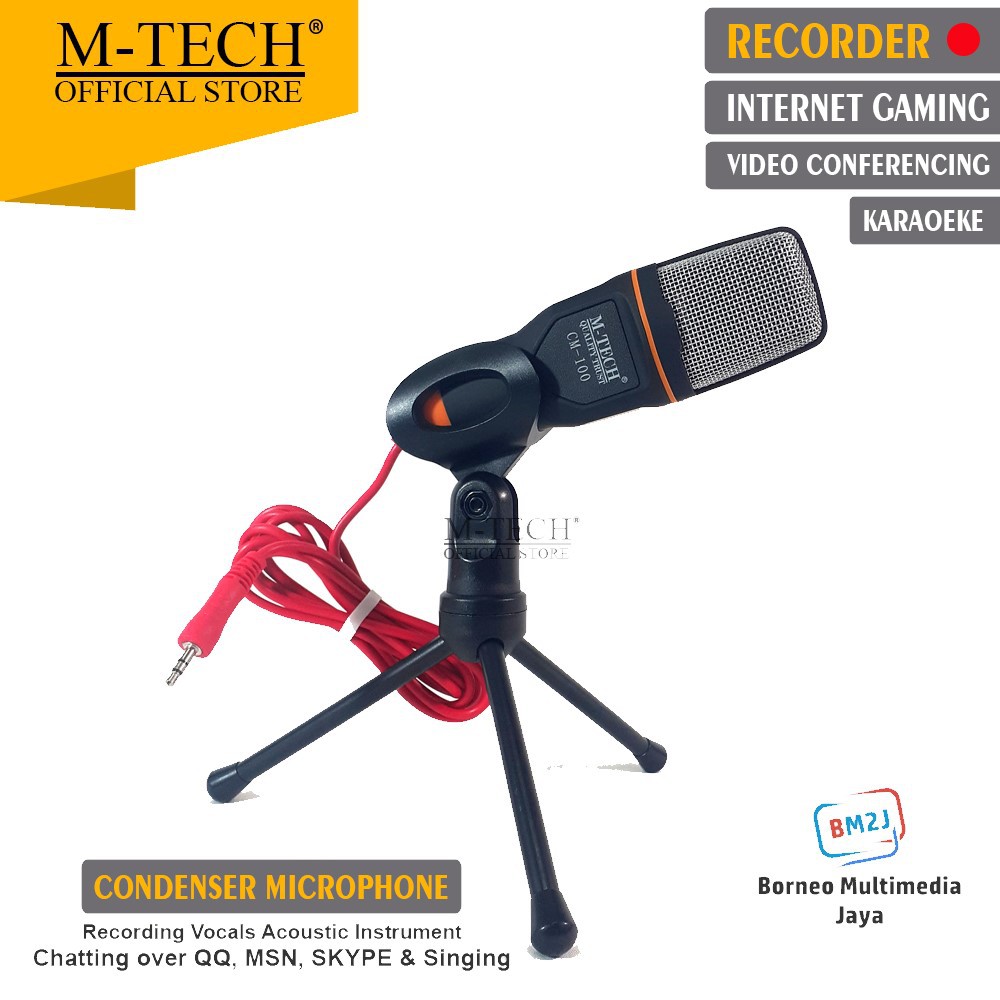 Jual MIC CONDENSER M-TECH CM-100 | Shopee Indonesia