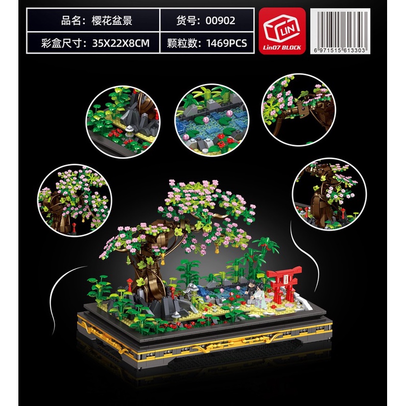 Jual Brick Sakura Bonsai Succulent Flower Lover Hiasan Meja Bunga ...