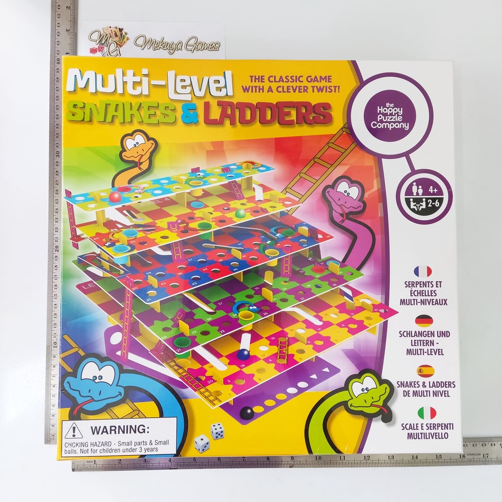 Jual Multi Level Snakes & Ladders - Ular Tangga 3D Board Game | Shopee Indonesia