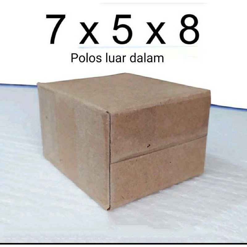 Jual Termurah #Kardus_kecil Uk 7x5x8 cm polos kemasan packaging kardus ...