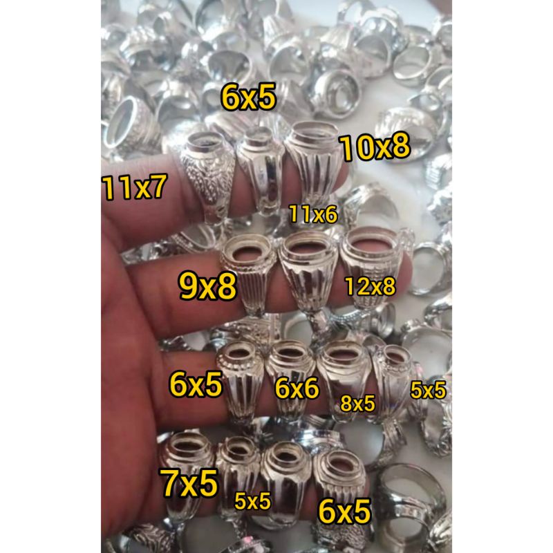 Jual Cincin/emban/ring bahan alpaka super model tanam harga perkodi ...