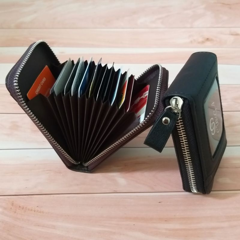 Jual Dompet Kartu Card/ Dompet Atm/ Tempat kartu Resleting Full ...