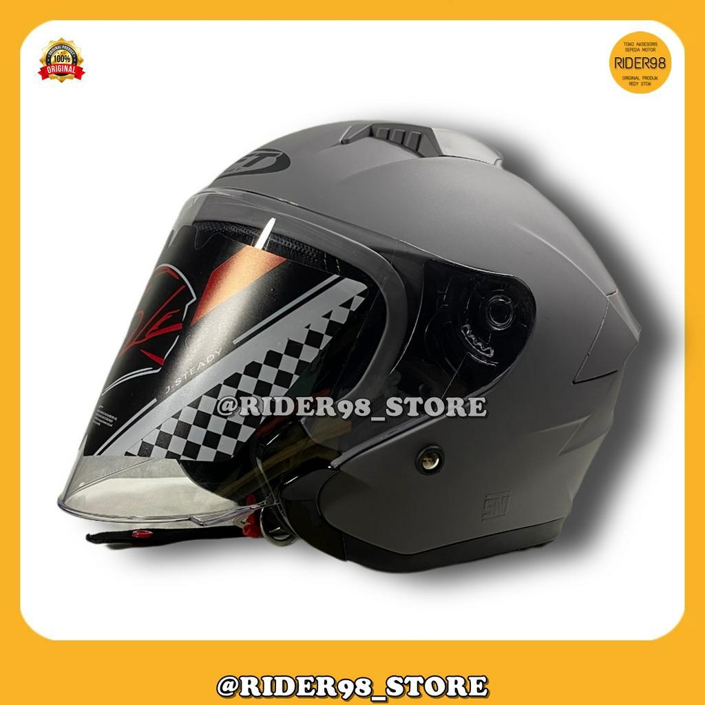 Jual Helmets Sepeda Motor Half Face Gift Sargon Solid Polos Original ...