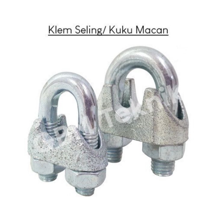 Jual Klem Seling 10MM / Kuku Macan 10MM / Clamp Seling 10MM | Shopee ...