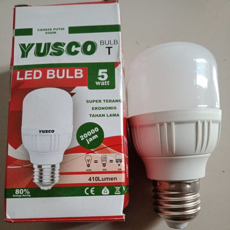 Jual Lampu LED Bulb Yusco 5 watt | Shopee Indonesia