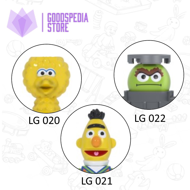 Jual MF Figure Big Bird Bert Oscar The grounch (SKU 020 021 022 ...