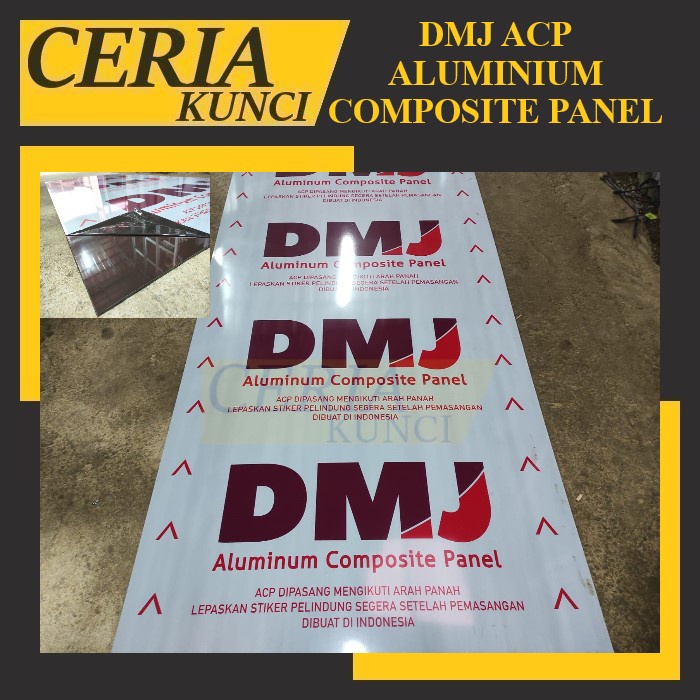 Jual ACP 3mm Glossy Dark Brown DMJ Aluminium Composite Panel 1 Sisi ...