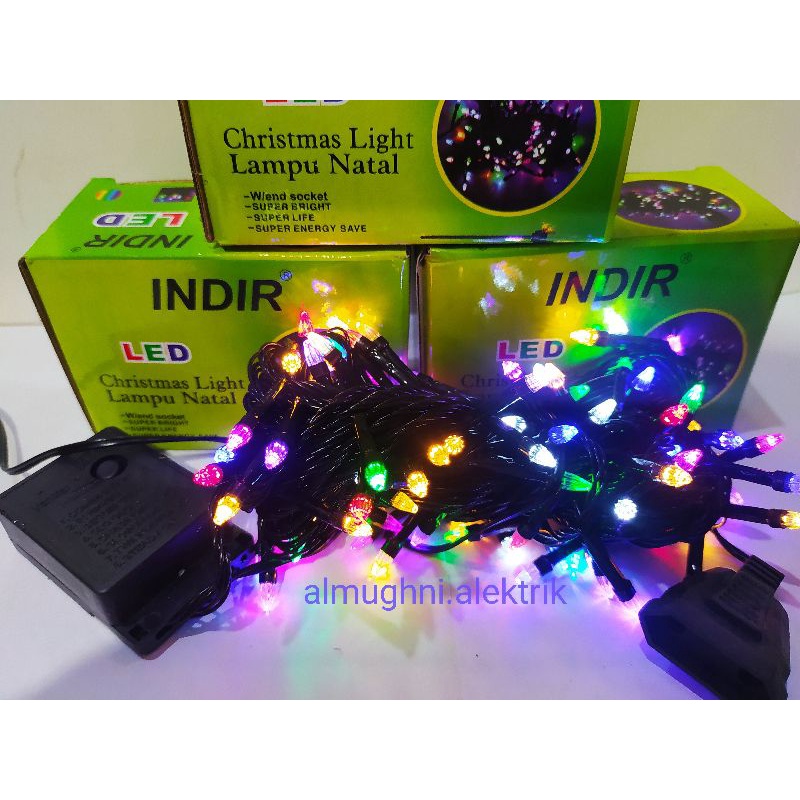 Jual lampu hias/lampu natal/tumblr led 7 warna /lampu kedip-kedip ...