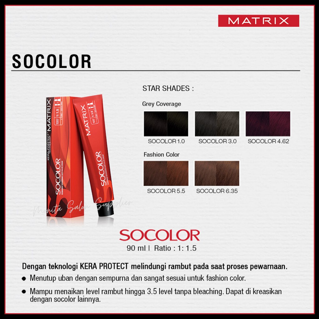 Jual MATRIX SO COLOR - Semir cat rambut | Shopee Indonesia