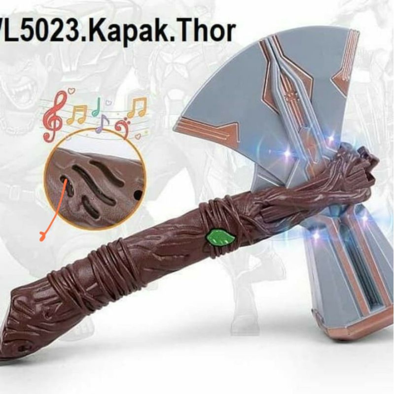 Jual mainan kapak palu THOR avengers martil the axe of god dan ...