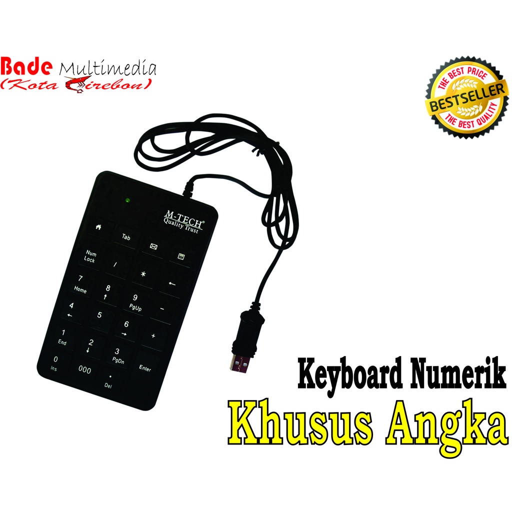 Jual Keyboard Flexibel Angka atau Numerik Casier Keyboard Komputer ...