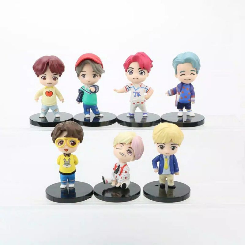 Jual [TinyTan] Stand Figure/Pajangan Figuran BTS KPOP Star Action Figure Unofficial ( Satuan ...