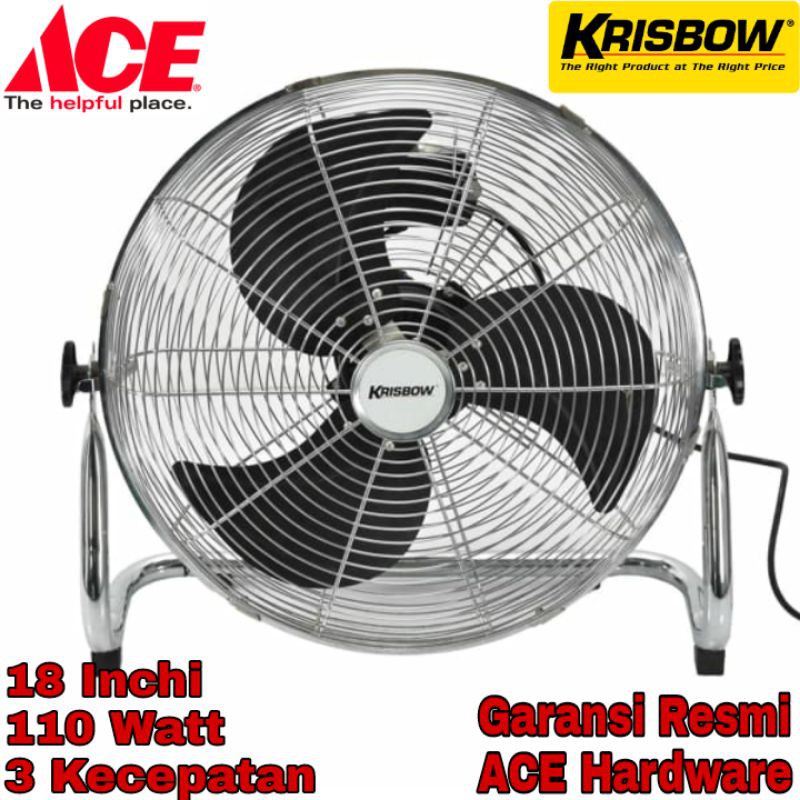 Jual Kipas Angin Meja 18 Inchi Krisbow Table Fan Garansi Resmi By Azko ...